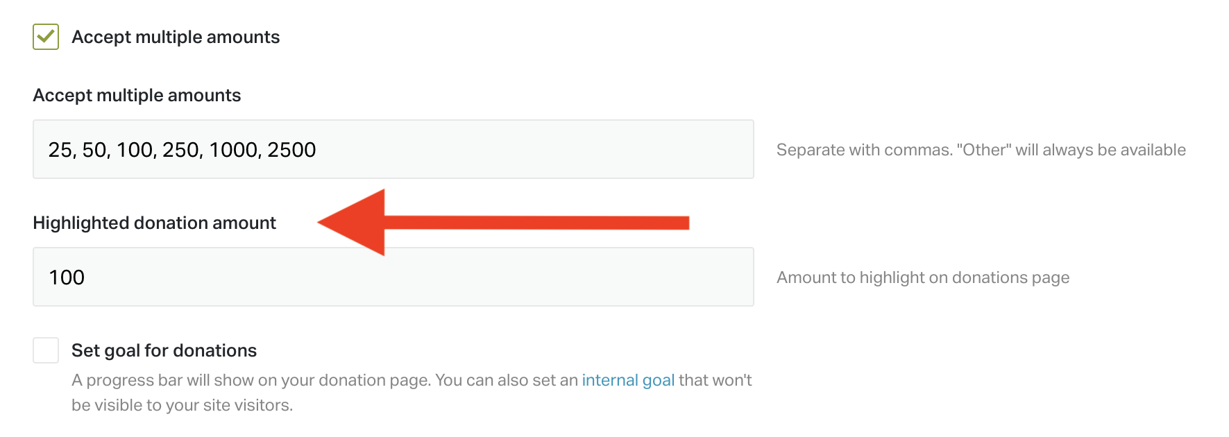 Improved tag creation, highlight donation amount, and more ...