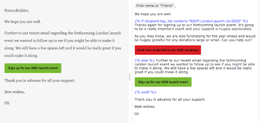 Email Personalization 101: Liquid, Smart Fields and more - NationBuilder