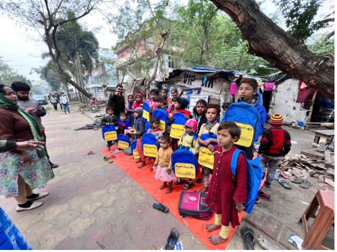 School Bag Distribution - ftbk-india.org