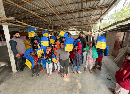 School Bag Distribution - ftbk-india.org