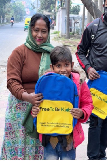 School Bag Distribution - ftbk-india.org