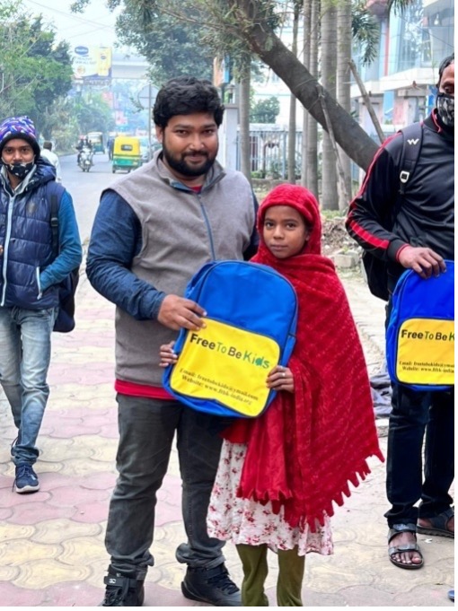 School Bag Distribution - ftbk-india.org