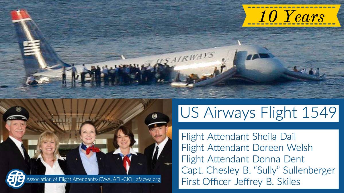 10 Years of Awe: Celebrating Crew of US Airways Flight 1549 ...