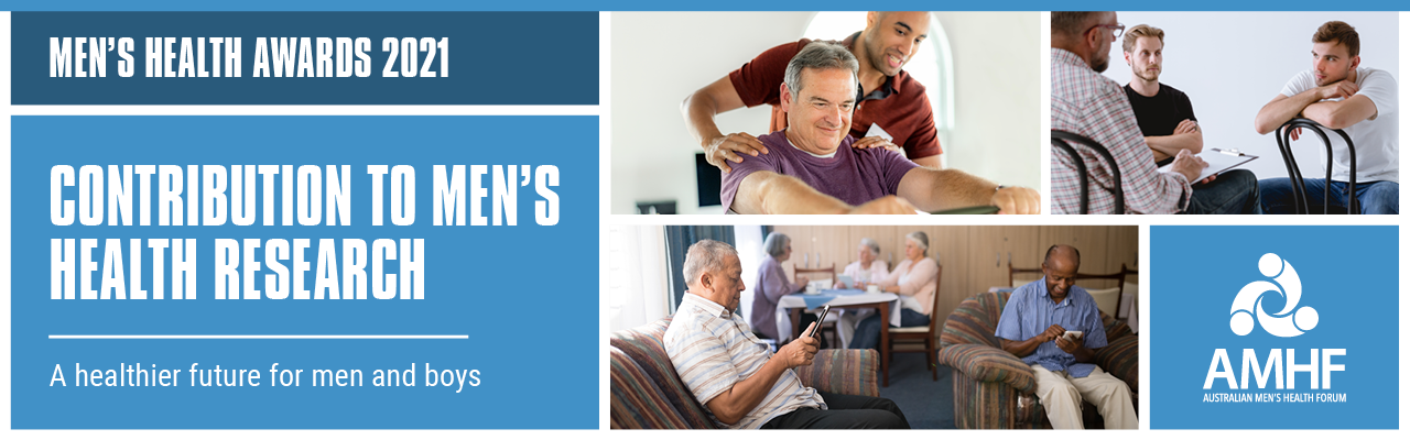 Men's Health Awards 2021: Contribution to Men's Health Research ...
