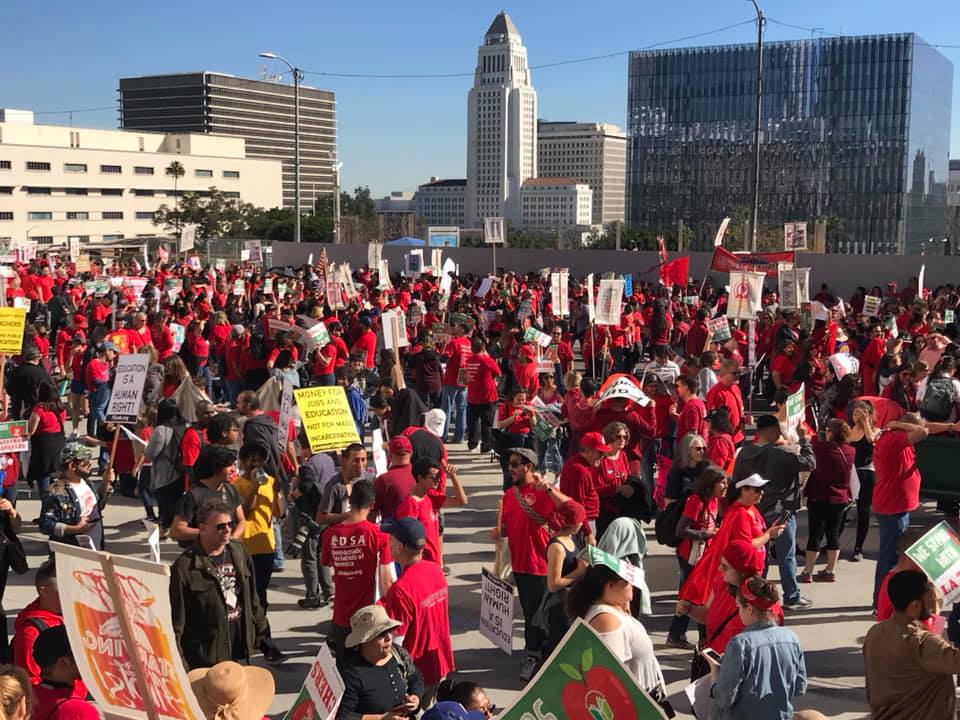 Historic LA teachers strike demands quality public education for all ...