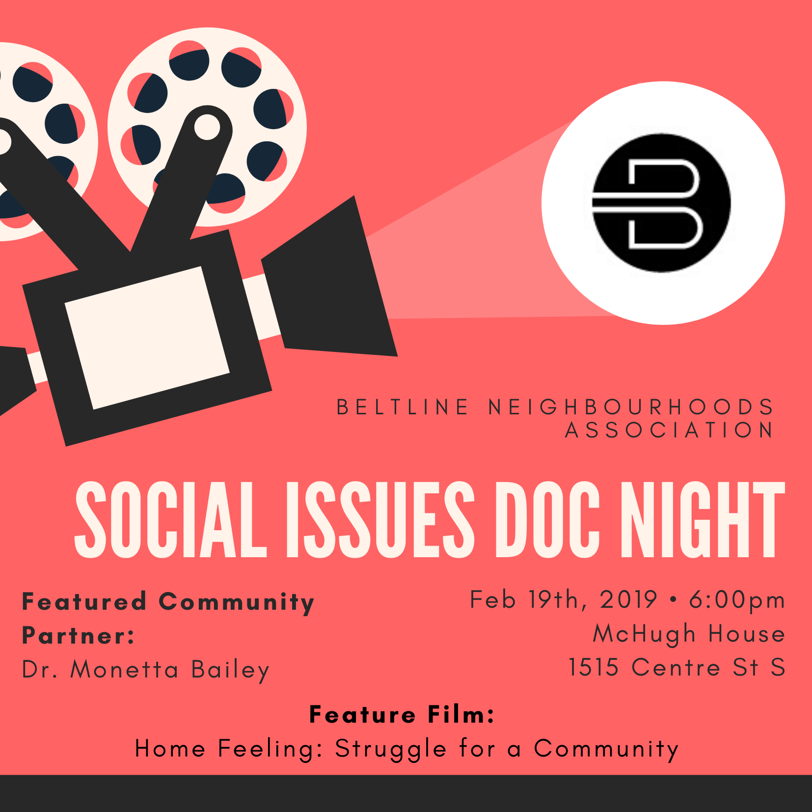 BNA Social Issues Documentary Night - Beltline Neighbourhoods Association