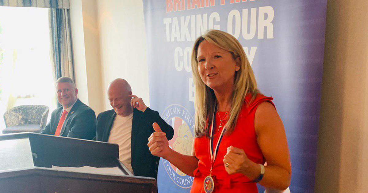 VIDEO: Sharon gives a passionate speech in Leicester! - Britain First ...