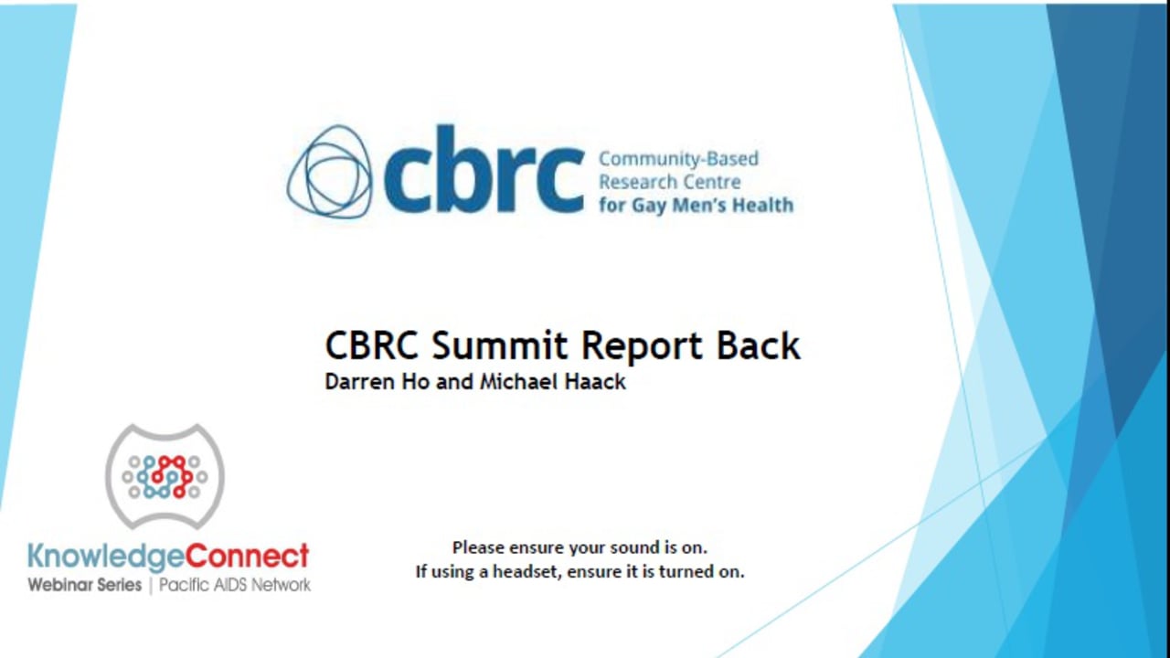 CBRC Summit 2018 Recap - Community-Based Research Centre