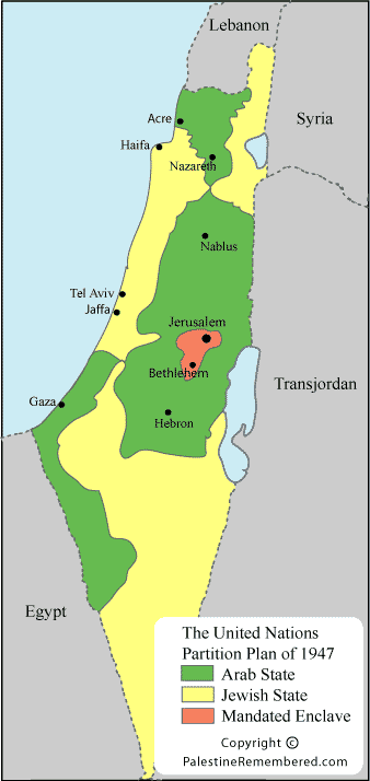 Le plan de partage de la Palestine de 1947 de l’ONU - CJPMO - French