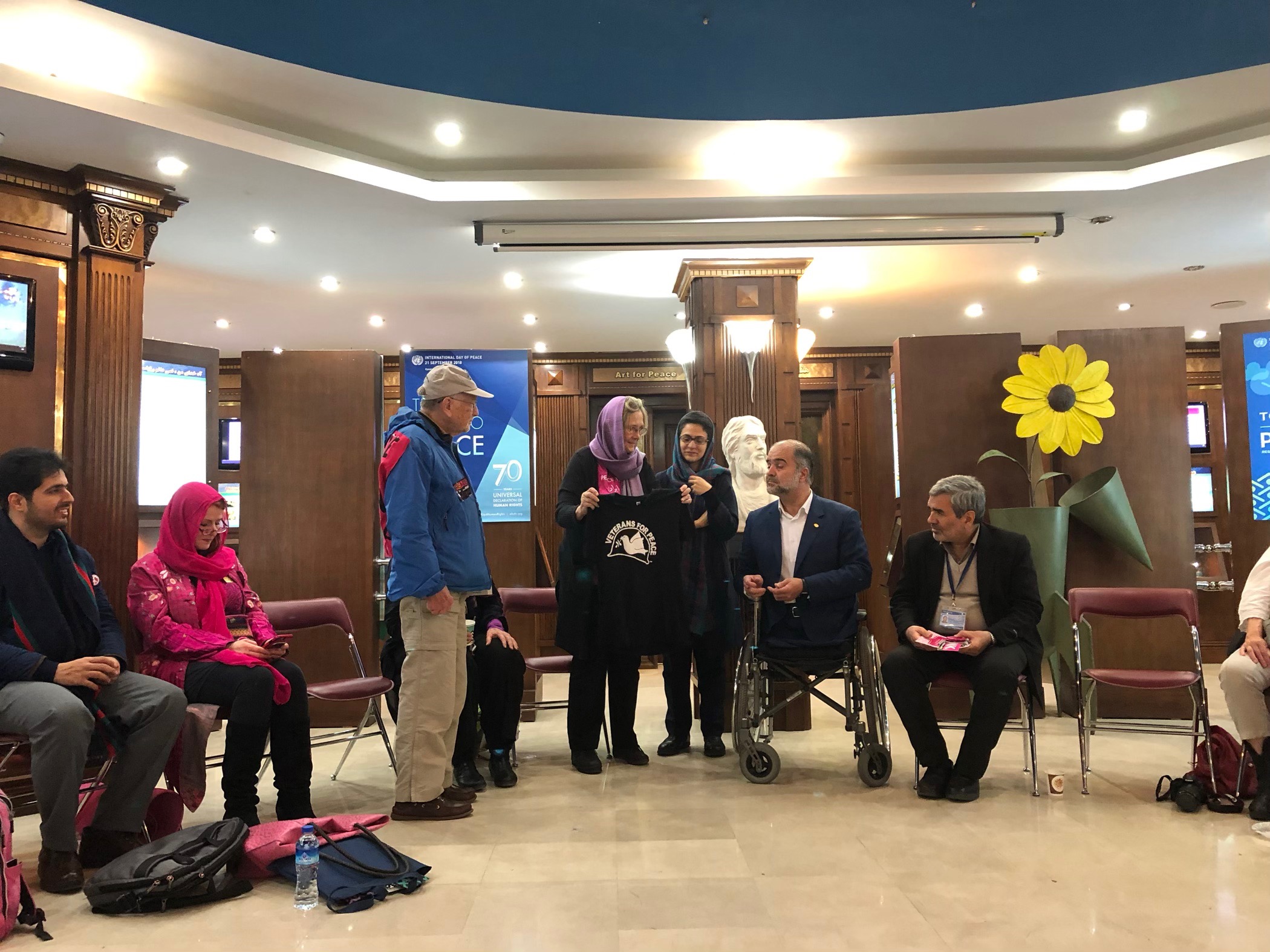 Day 6-Visiting the Tehran Peace Museum - CODEPINK - Women for Peace