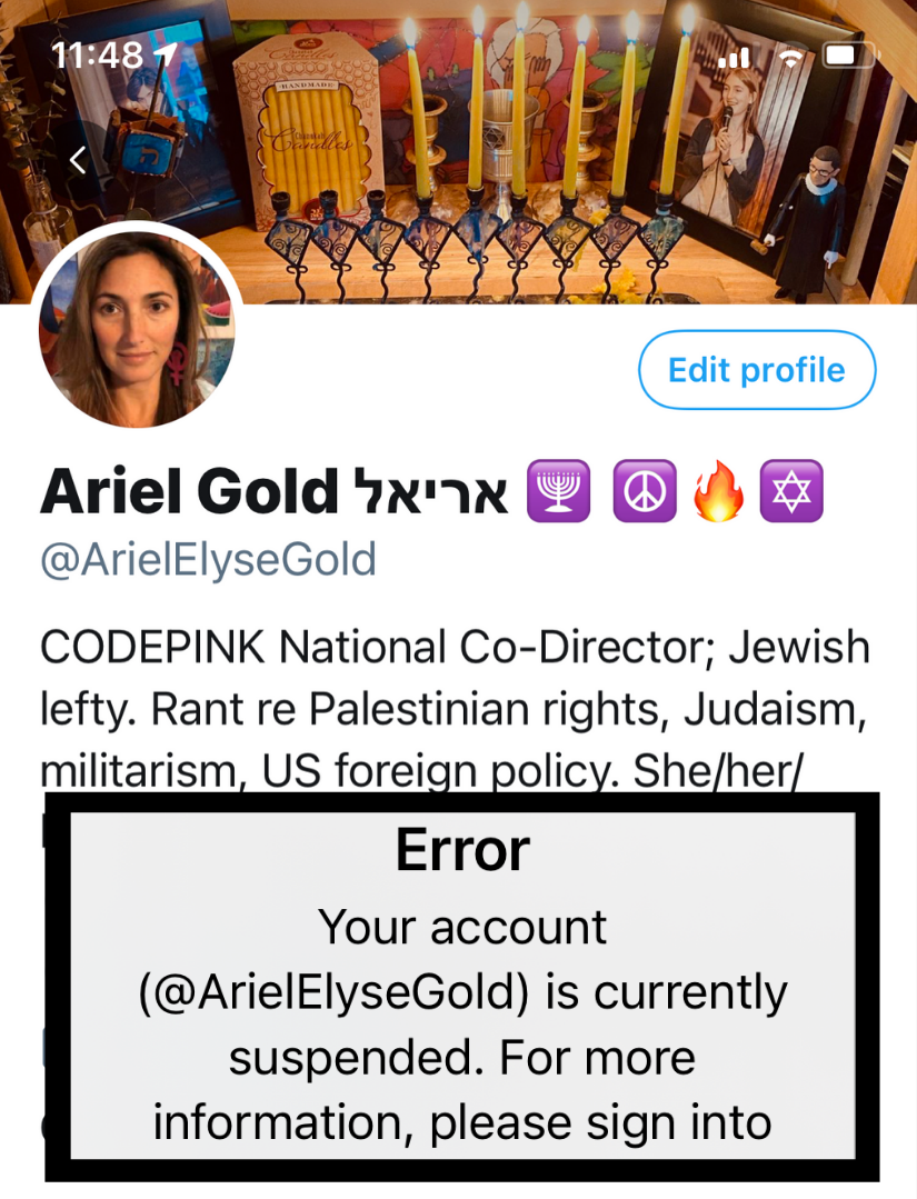 Twitter Suspends Prominent Activist for Palestinian Rights, No ...