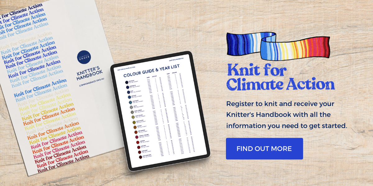 Knit For Climate Action Thank You - Common Grace