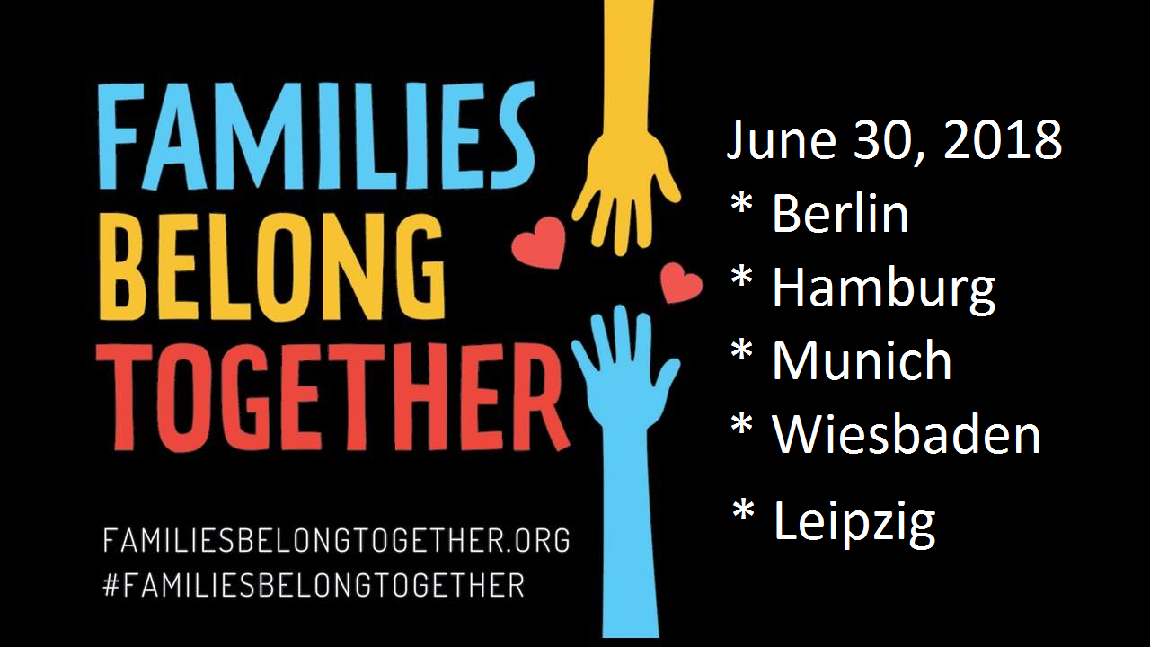 Families Belong Together Rallies in Germany - Democrats Abroad