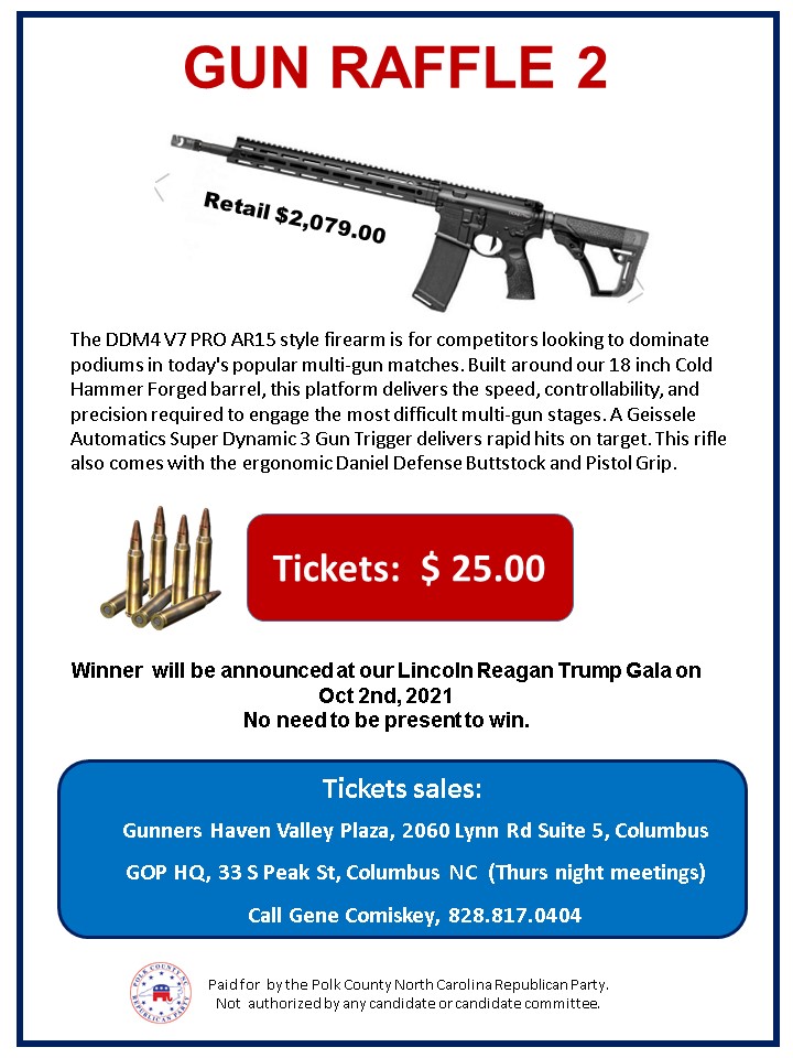 GUN RAFFLE - AR 15 - Polk County Republican Party