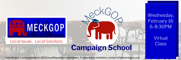 February 2022 Campaign School for Candidates - Mecklenburg County ...