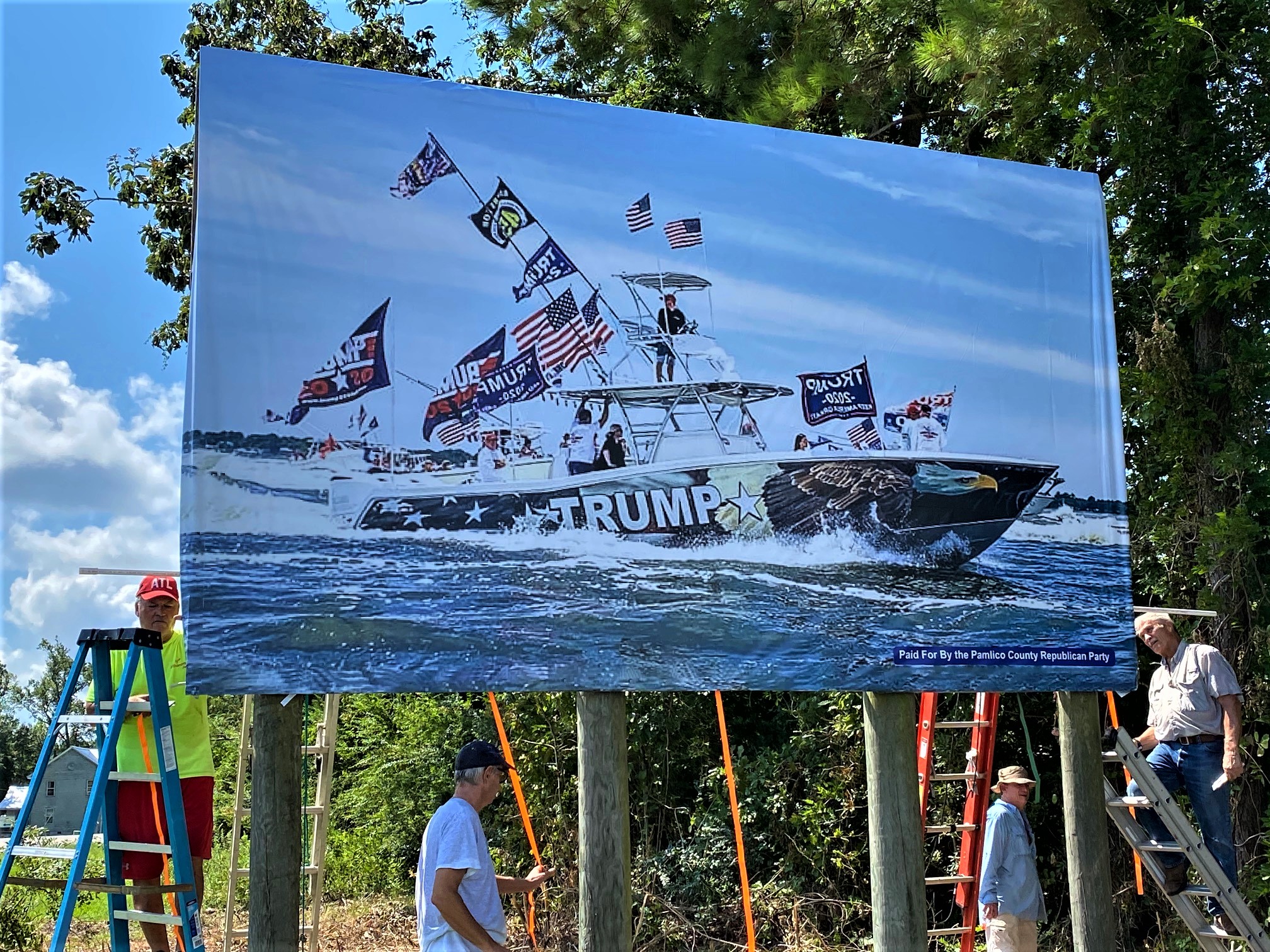 Trump Boat Billboard Project - Pamlico County Republican Party