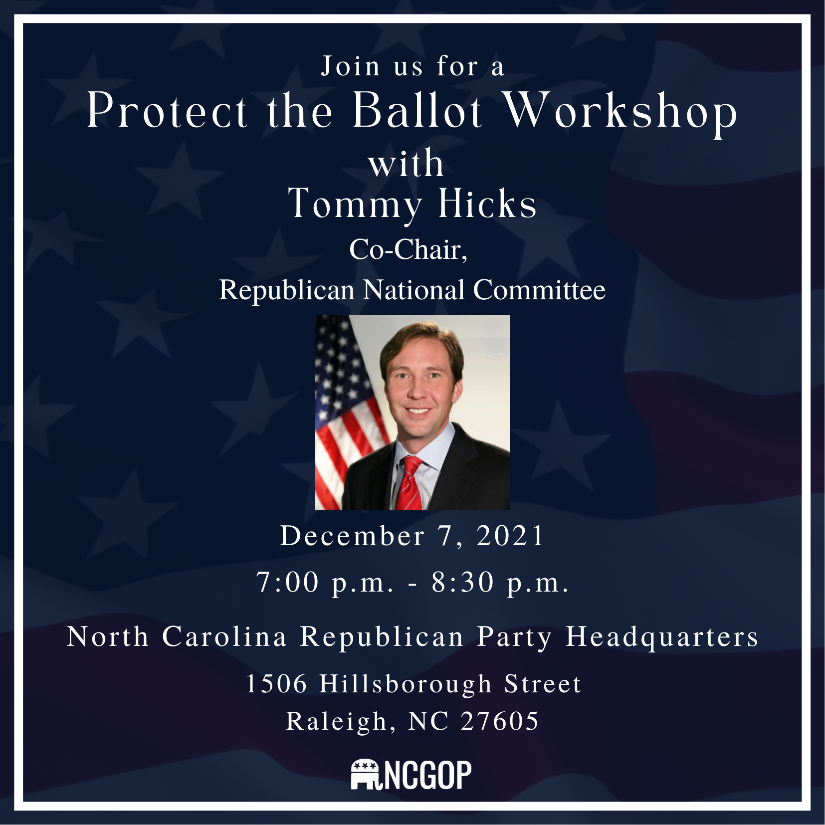 Protect The Ballot Workshop - NCGOP