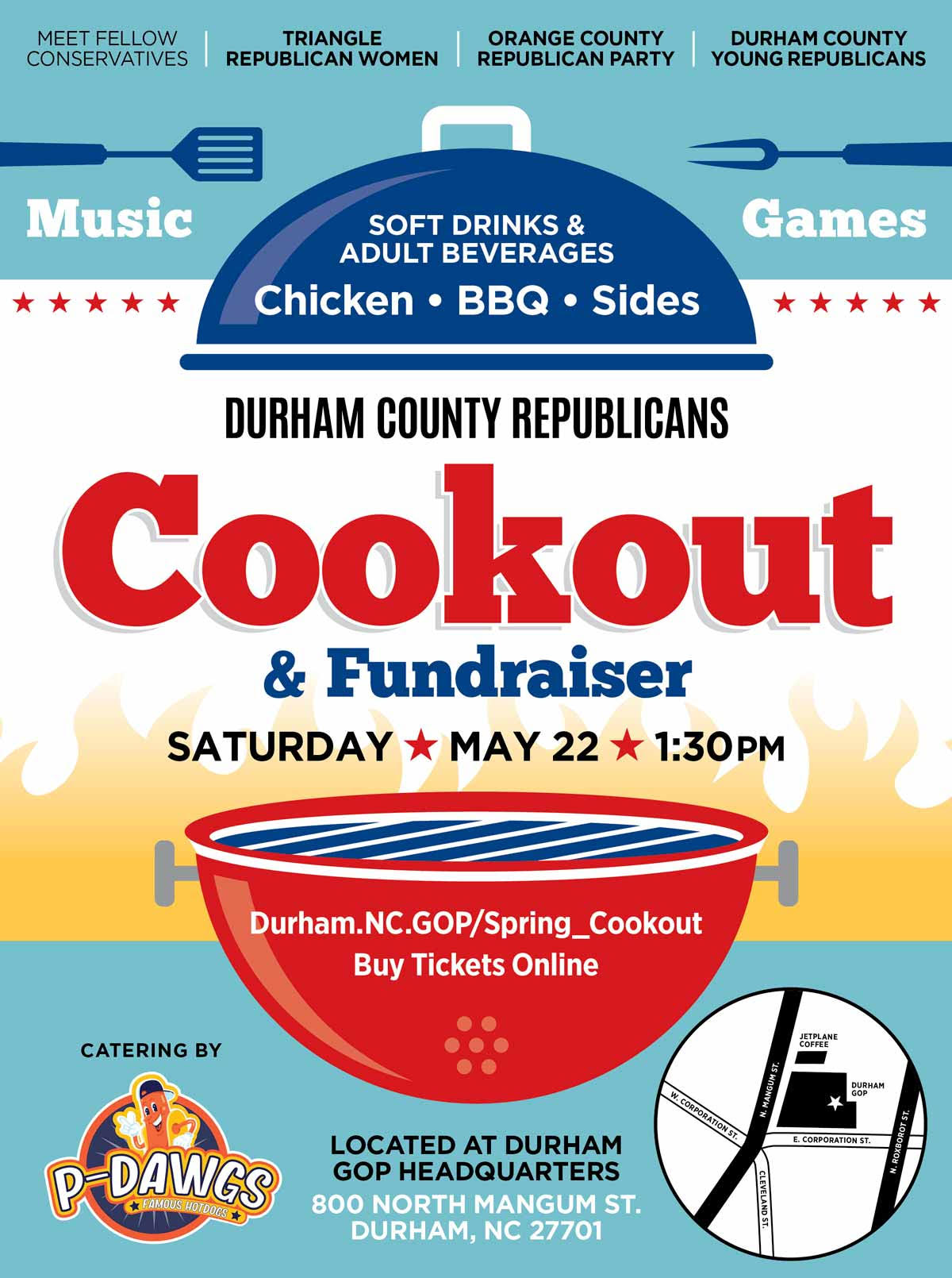 Triangle Conservatives Cookout - Durham County Republican Party