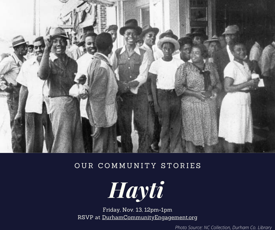 Our Community Stories: Hayti RSVP