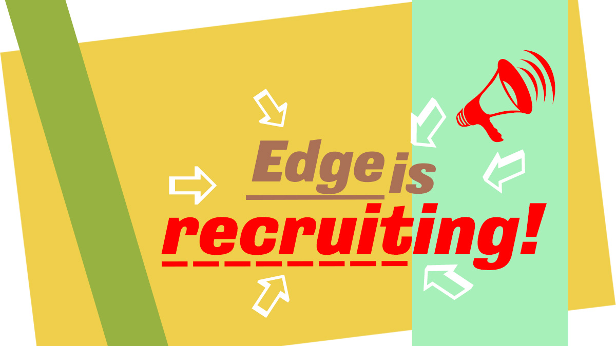 Recruitment message from the Edge Fund - DPAC