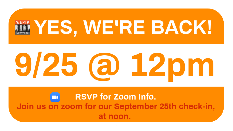 EPIP NY | Welcome Back Community Check-In - EPIP