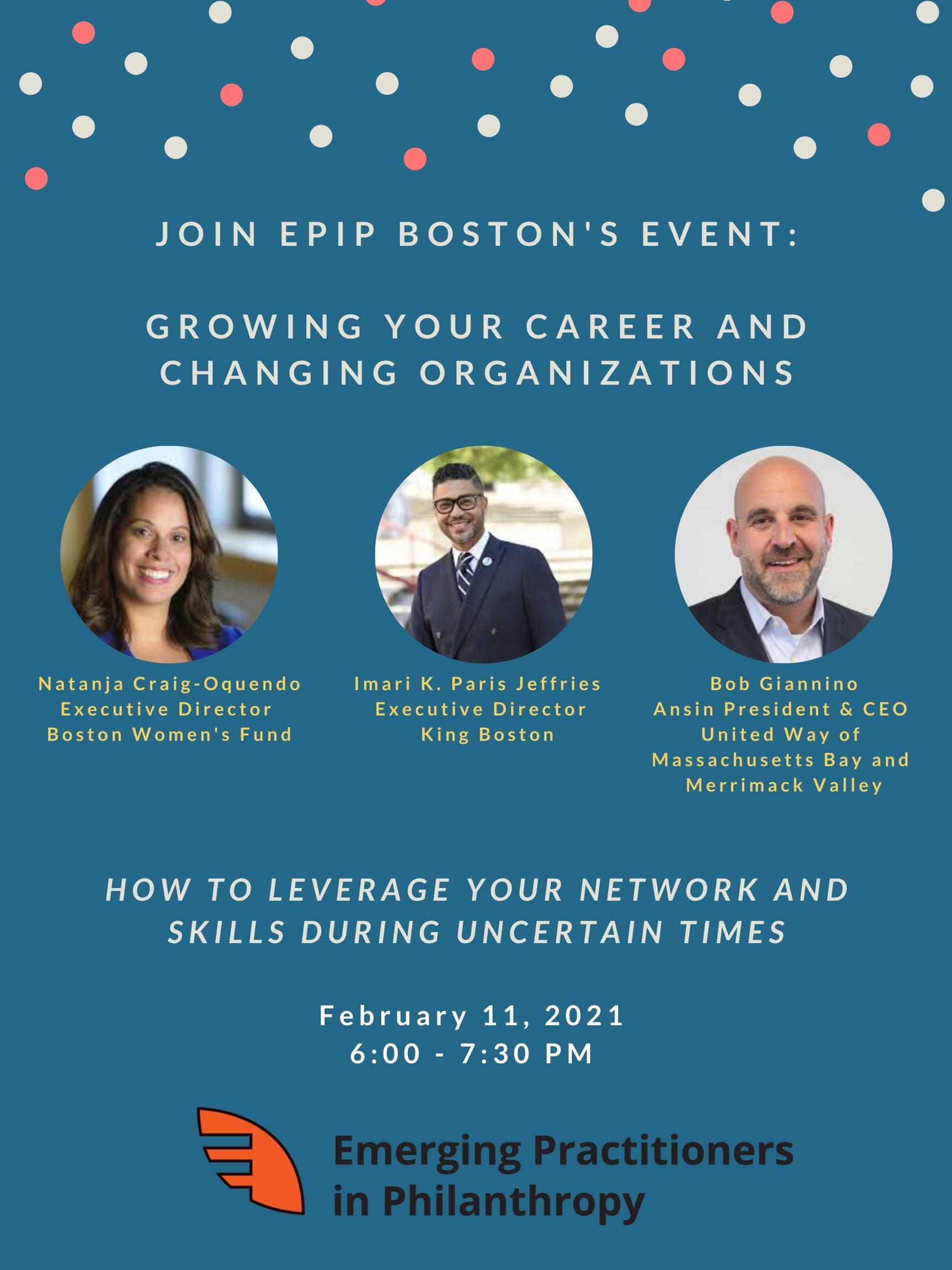 EPIP Boston | 2/11/21 Virtual Professional Development Event
