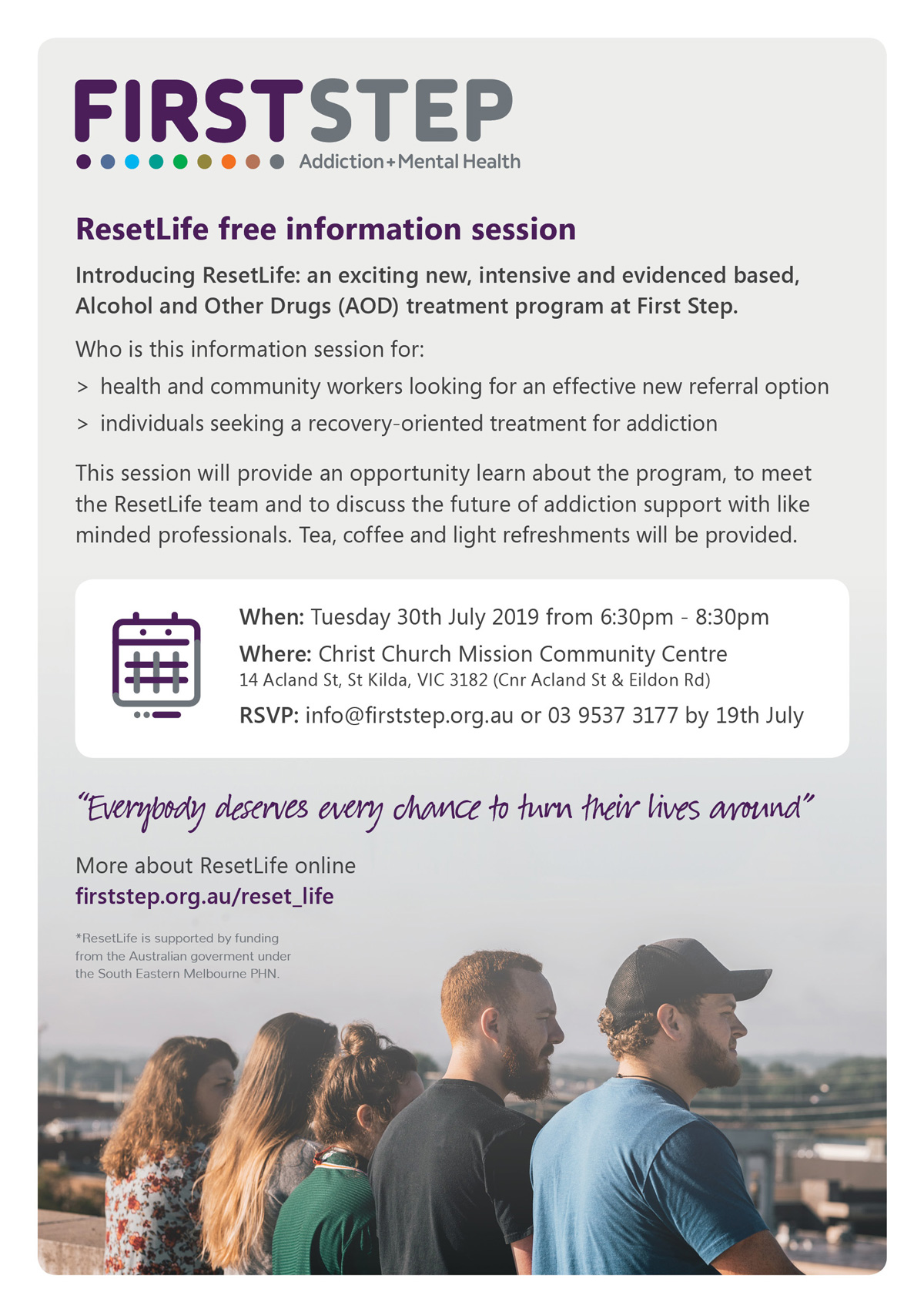 ResetLife Information Session - First Step V2