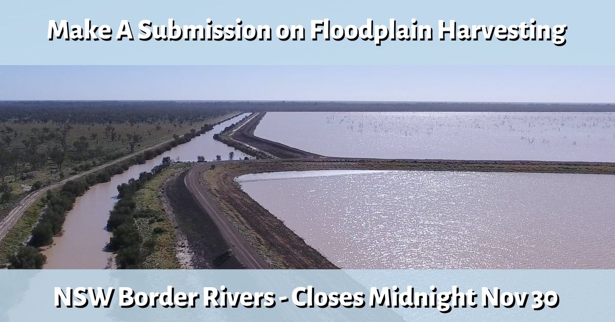 Submission guide for consultation on Floodplain Harvesting for the NSW ...