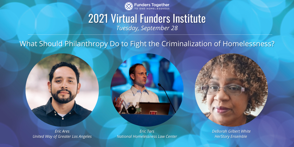 2021 Funders Institute Agenda - Funders Together to End Homelessness