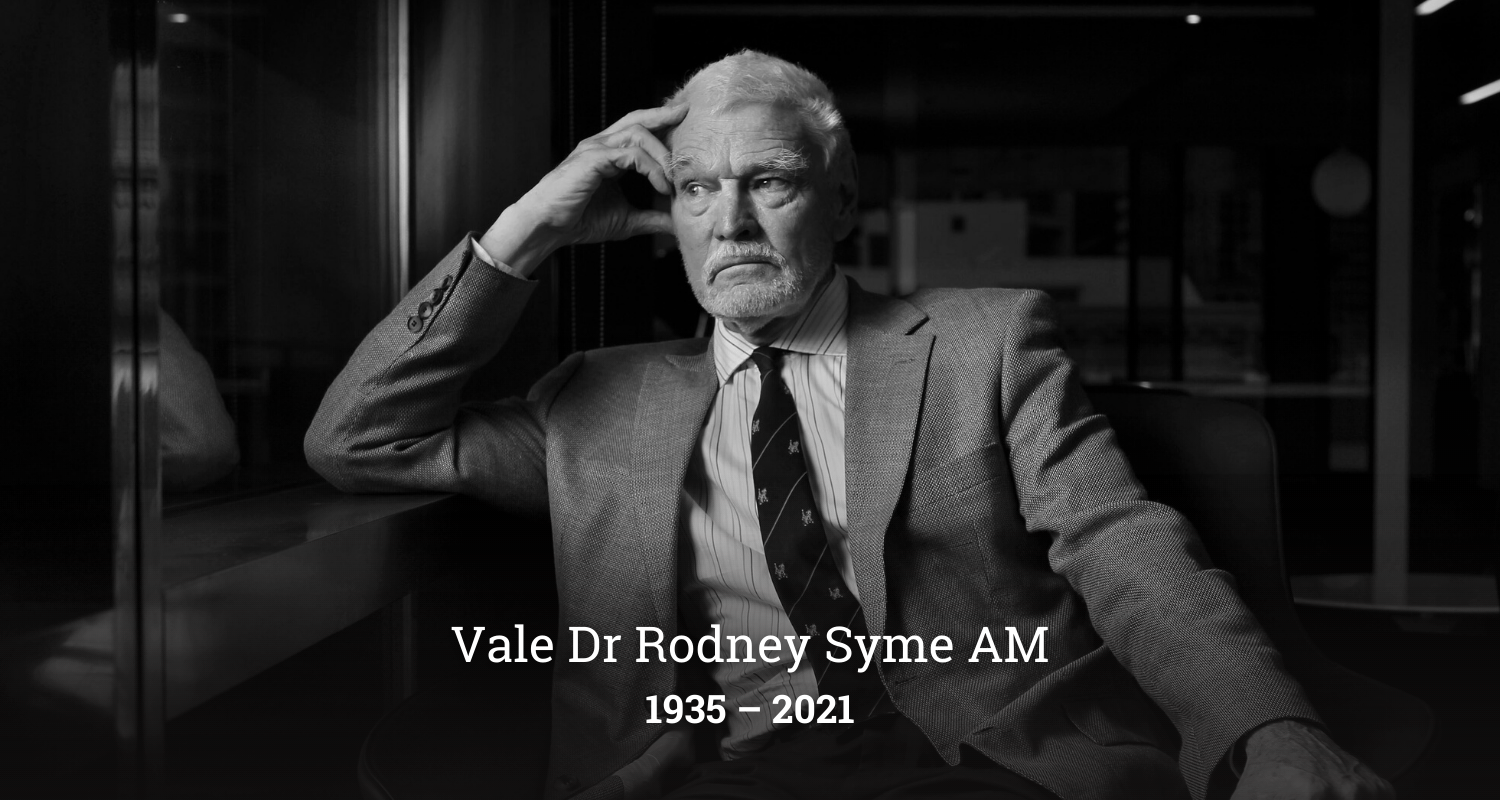 Vale Dr Rodney Syme - Go Gentle Australia - building the biggest record ...