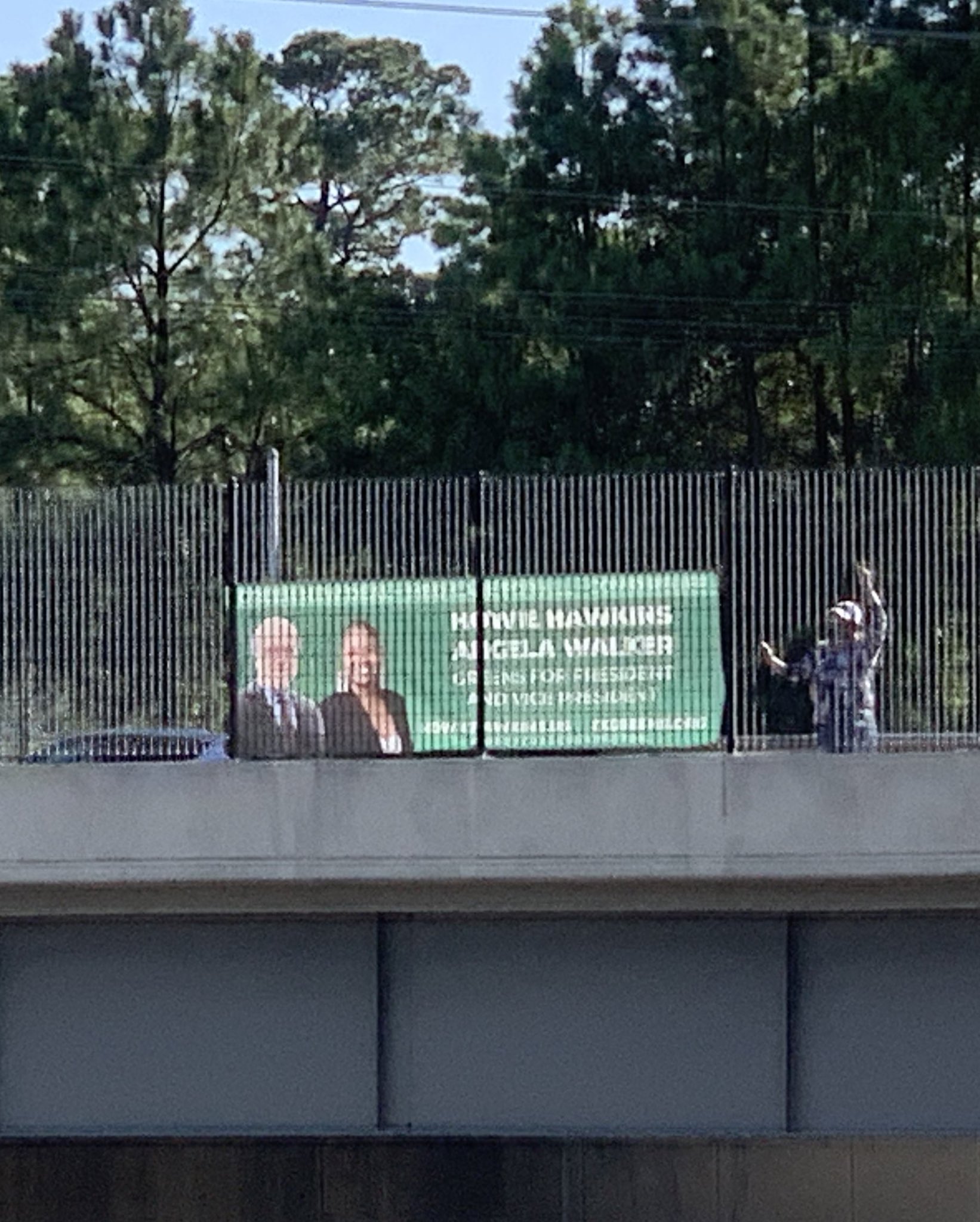 Bridge Signage Campaign - Green Party of Texas