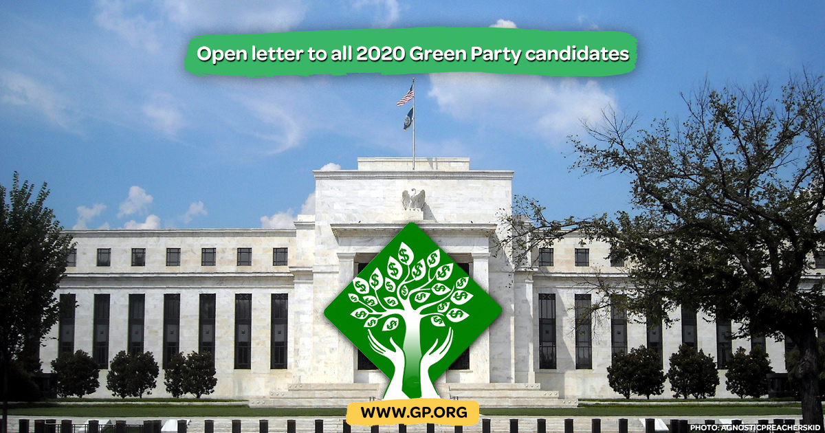 Open letter to all 2020 Green Party candidates - www.gp.org