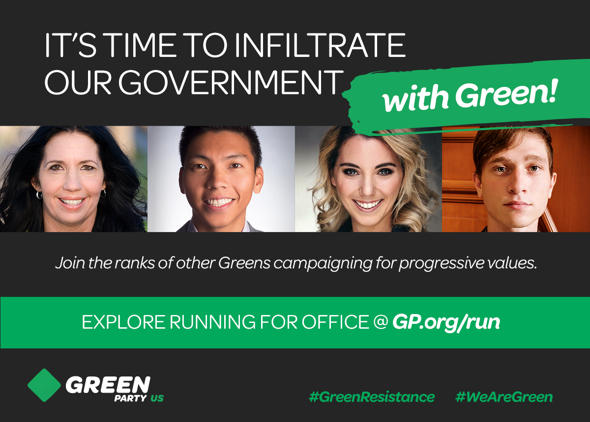Sign up for Running for Office - www.gp.org