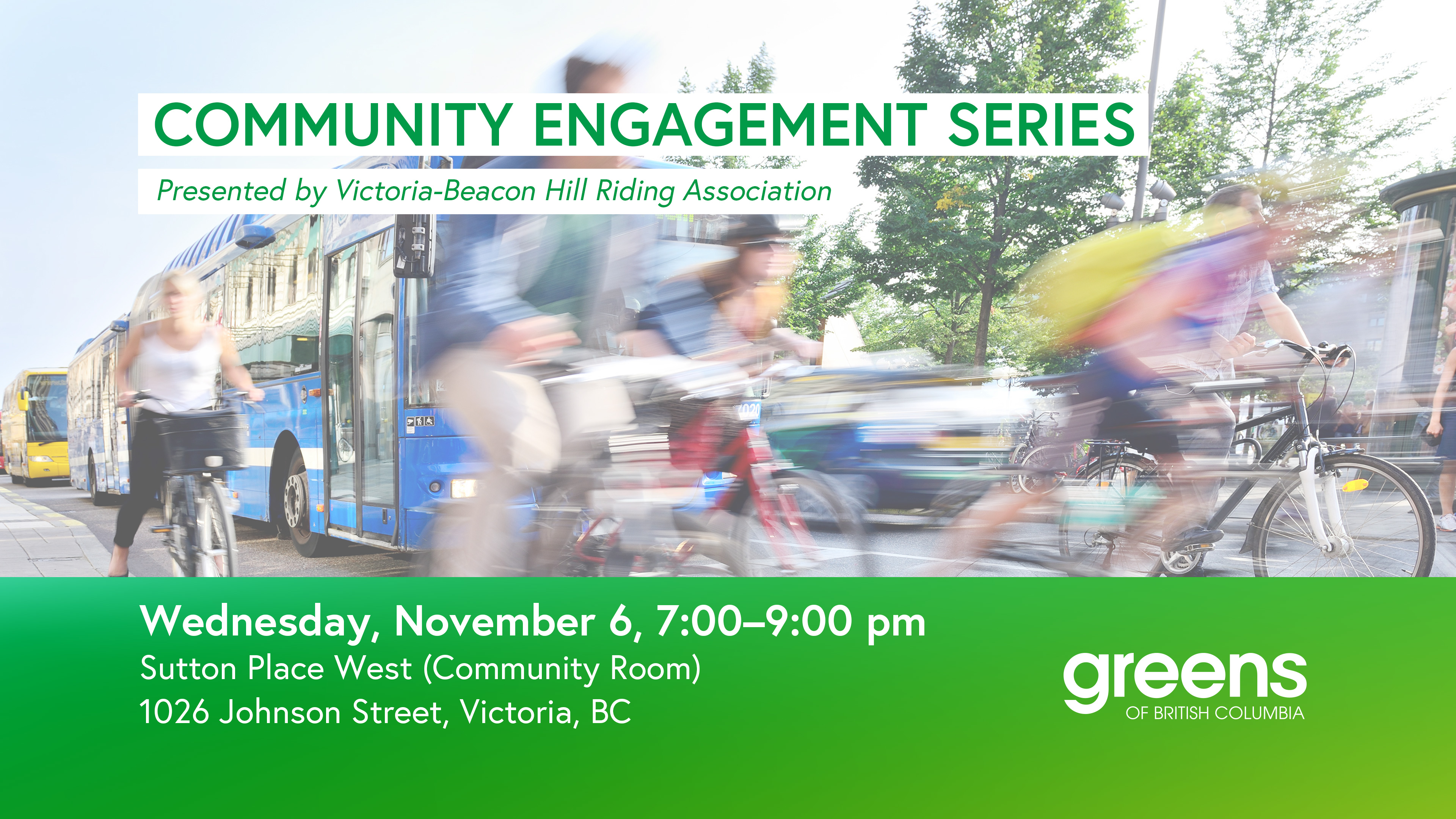 BC Greens Community Engagement Series - BC Green Party