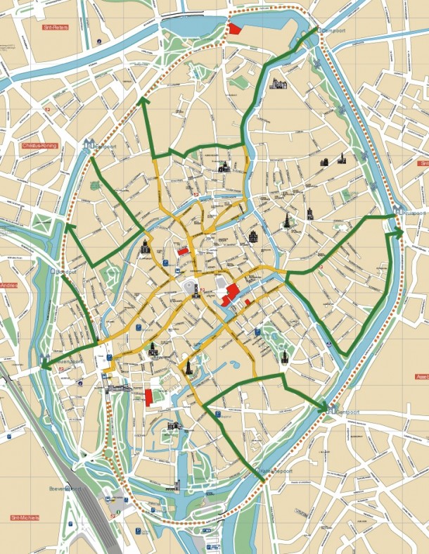 Een autoluwe binnenstad: het plan van Groen - Groen Brugge