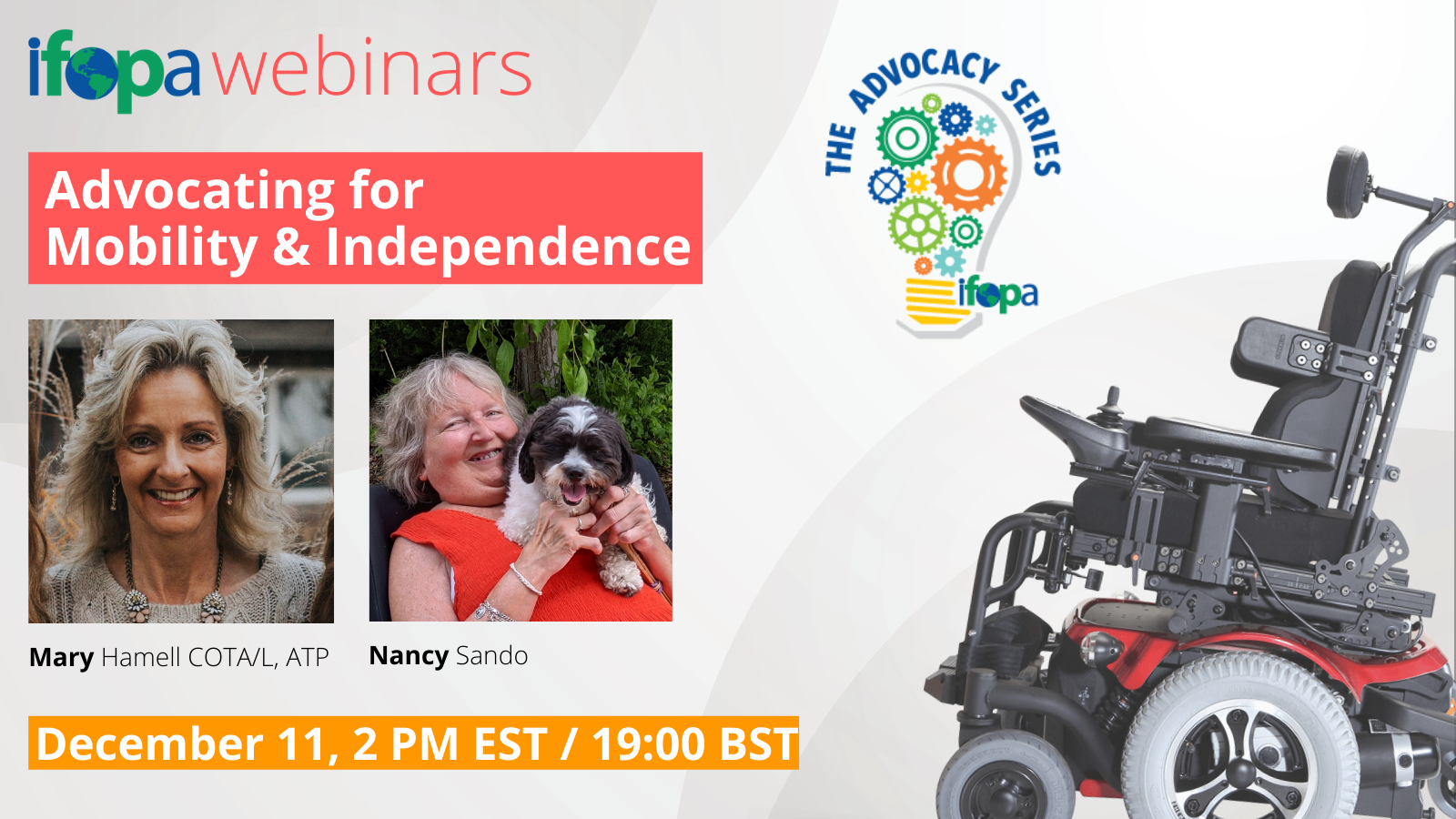 Advocating for Mobility & Independence Resource Webinar - IFOPA ...