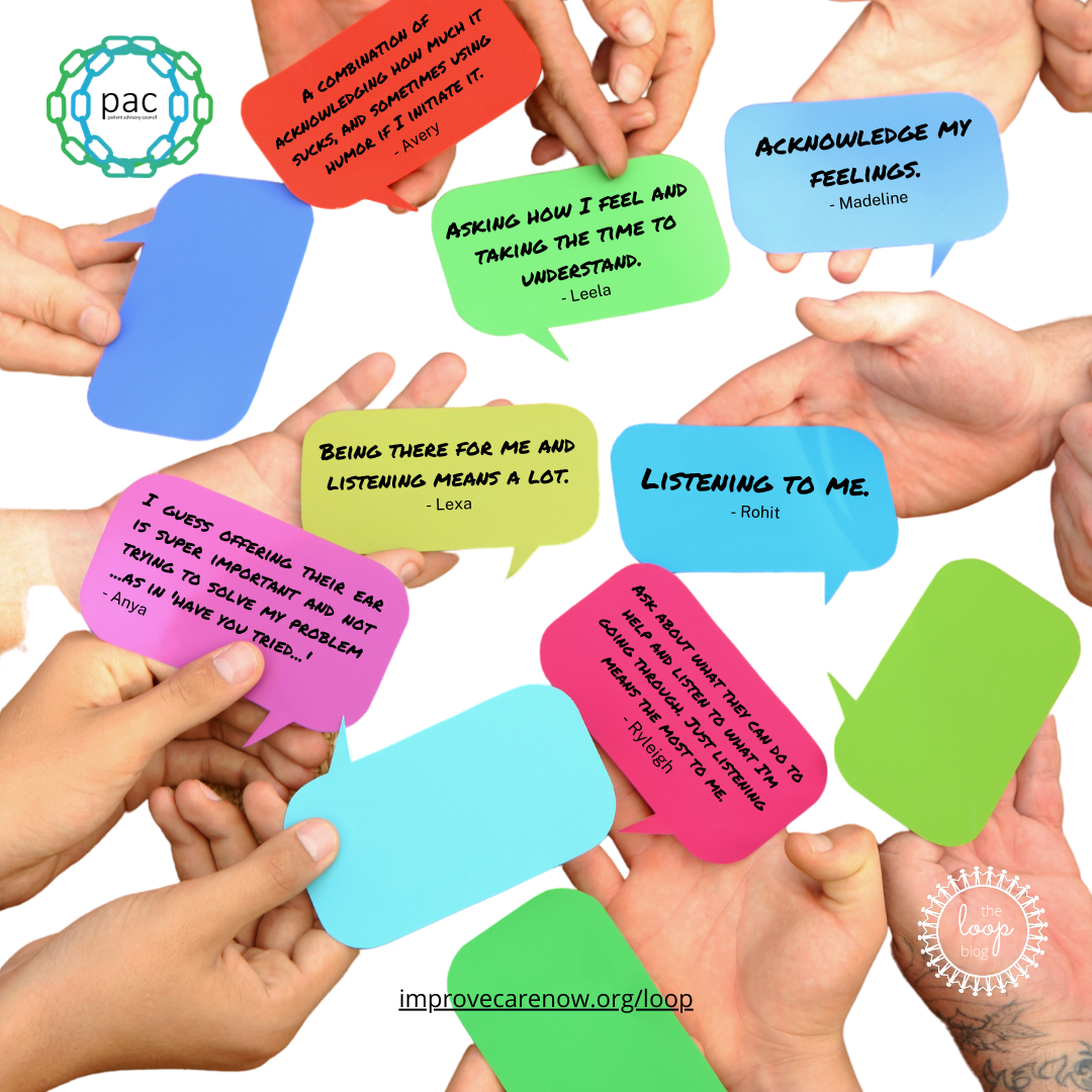 PAC Moment: Listening, Validation & Understanding - ImproveCareNow