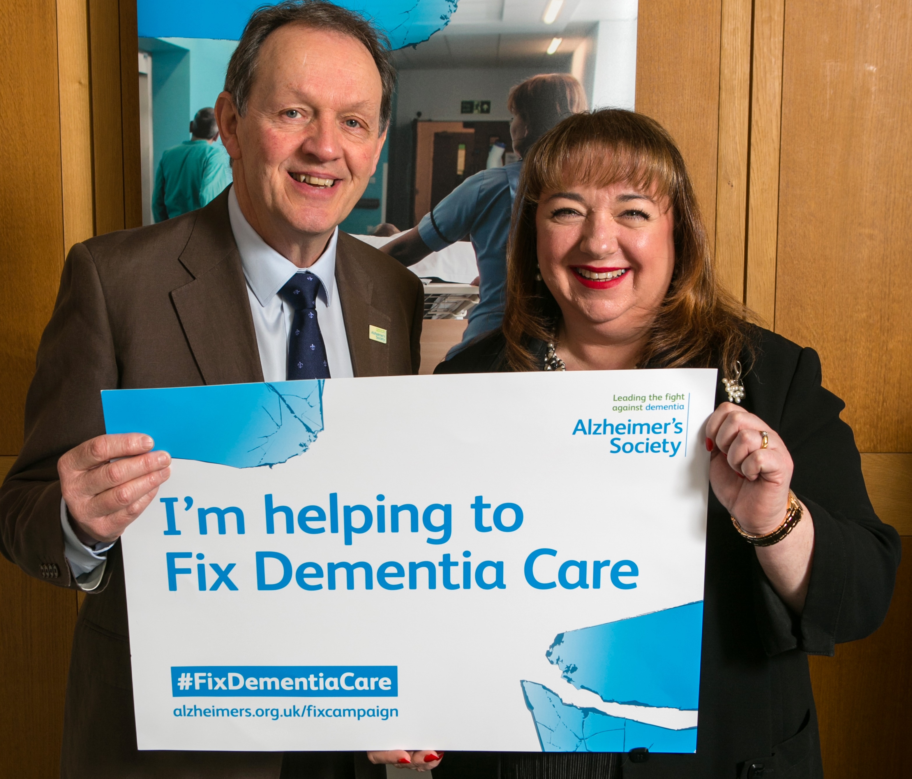 Sharon supports Alzheimer’s Society’s 'Fix Dementia Care' campaign ...