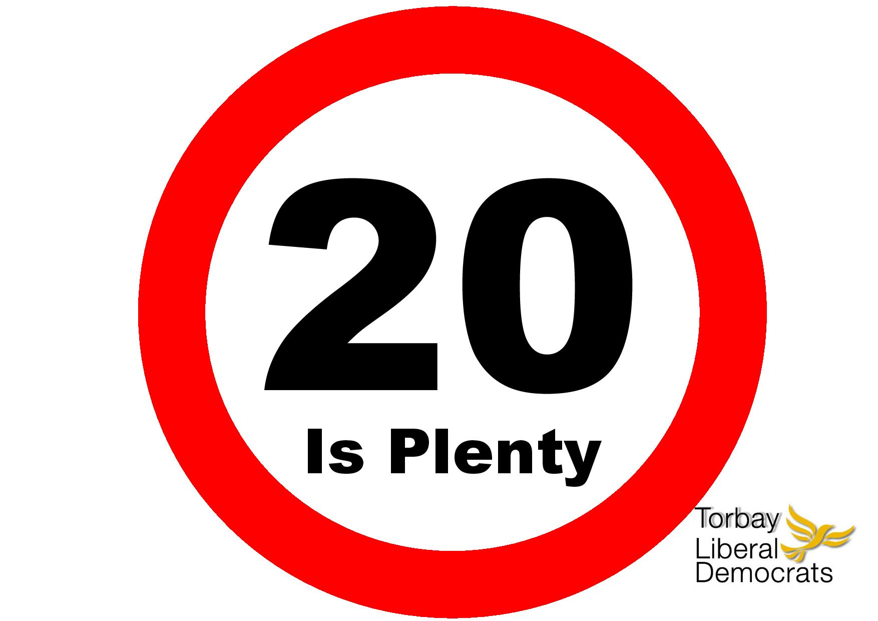 20 is plenty