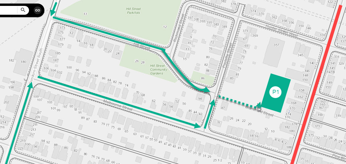 Locke St S Parking Options