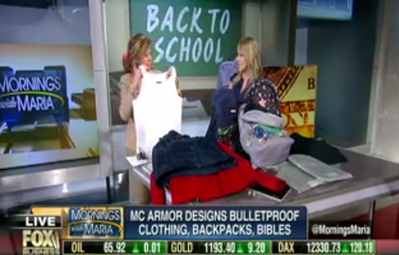 Maria Bartiromo Promotes ‘Quite Fashion Forward’ Bulletproof Back-To ...