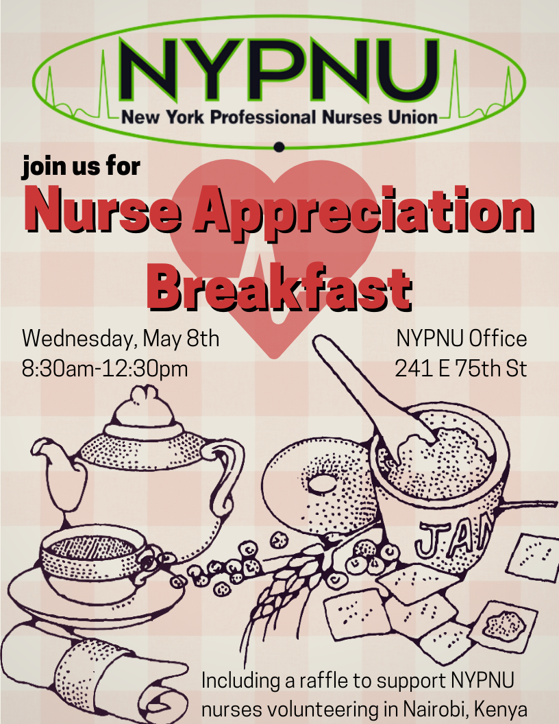 May 2019 Nurse Appreciation Breakfast - New York Professional Nurses Union