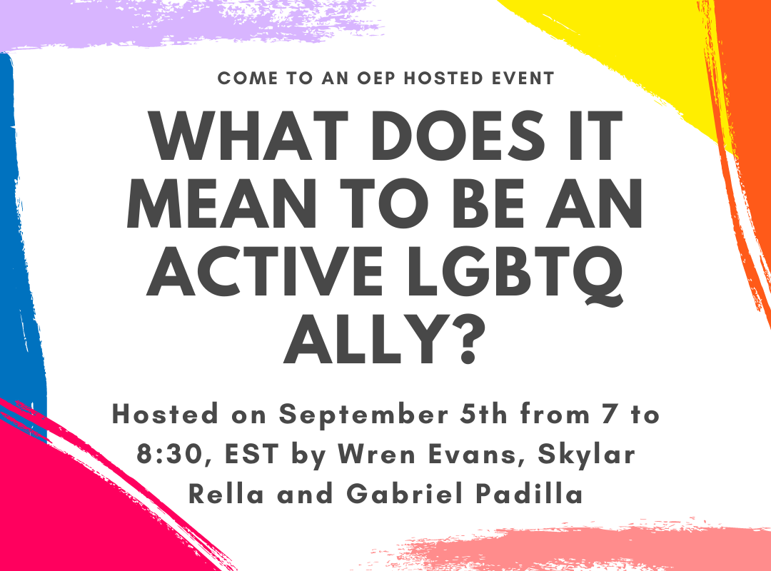 Active LGBTQ Allyship - On Earth Peace