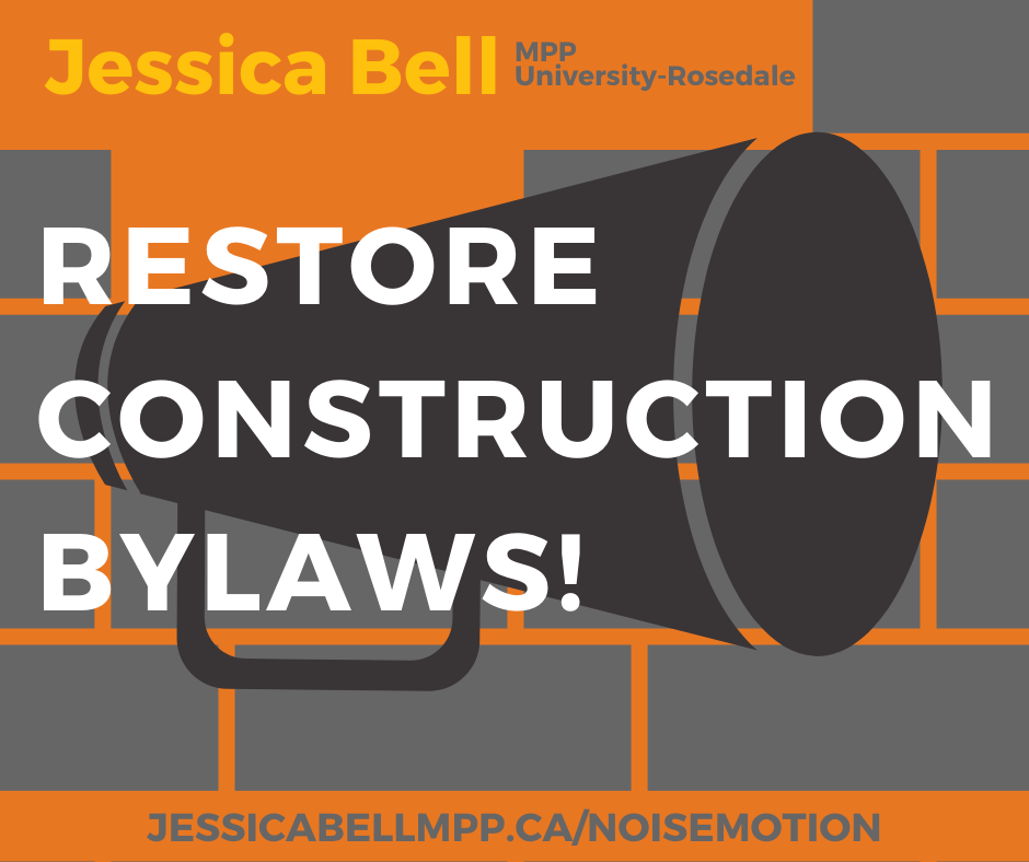 ACT NOW: Support MPP Jessica Bell's motion to restore municipal ...