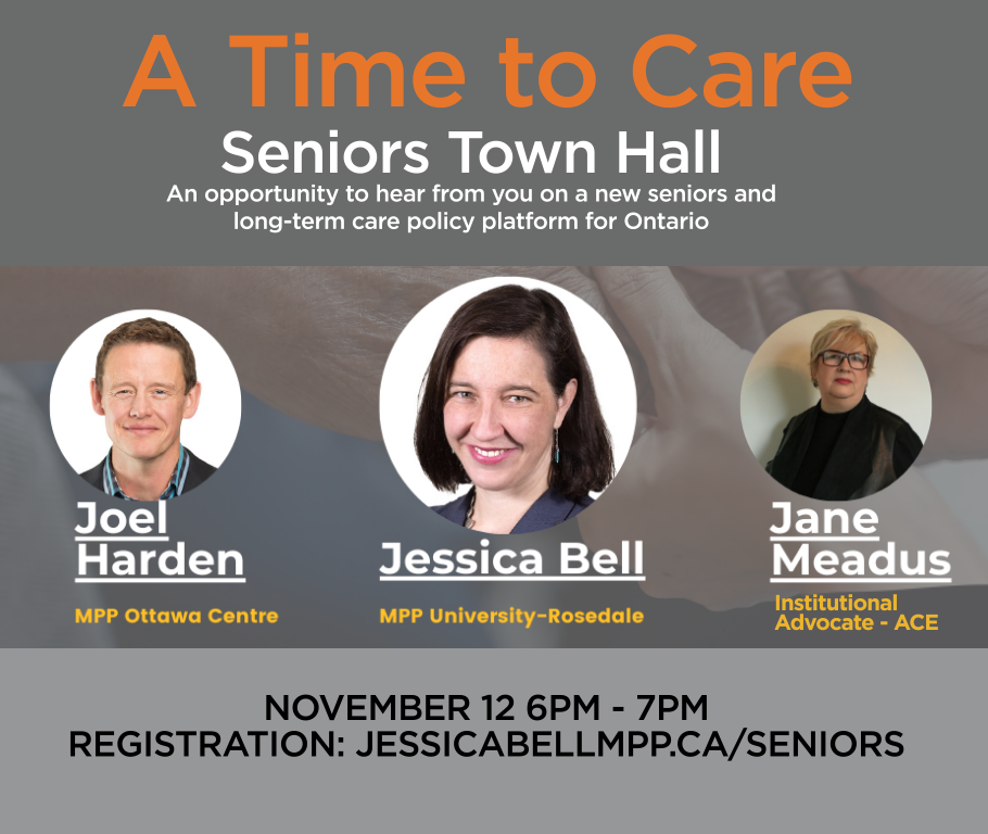 Seniors Townhall: A Time to Care - Jessica Bell