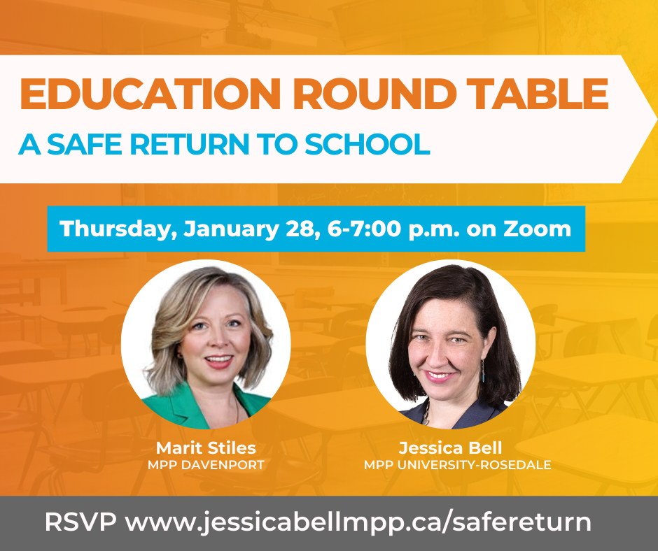 Safe Return - Education Roundtable - Jessica Bell