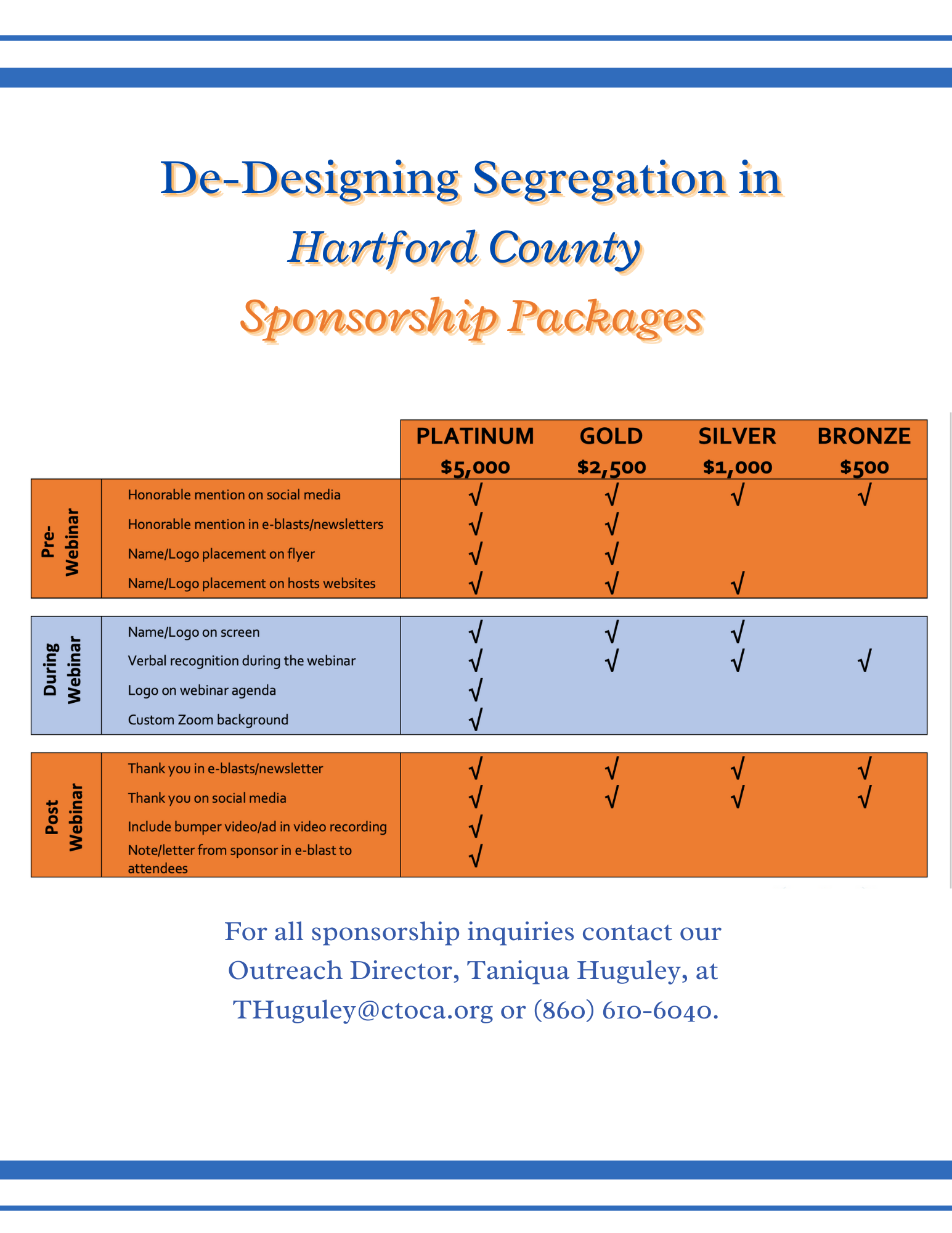 De-Designing Segregation in Hartford - Sponsorship Packages - Open ...