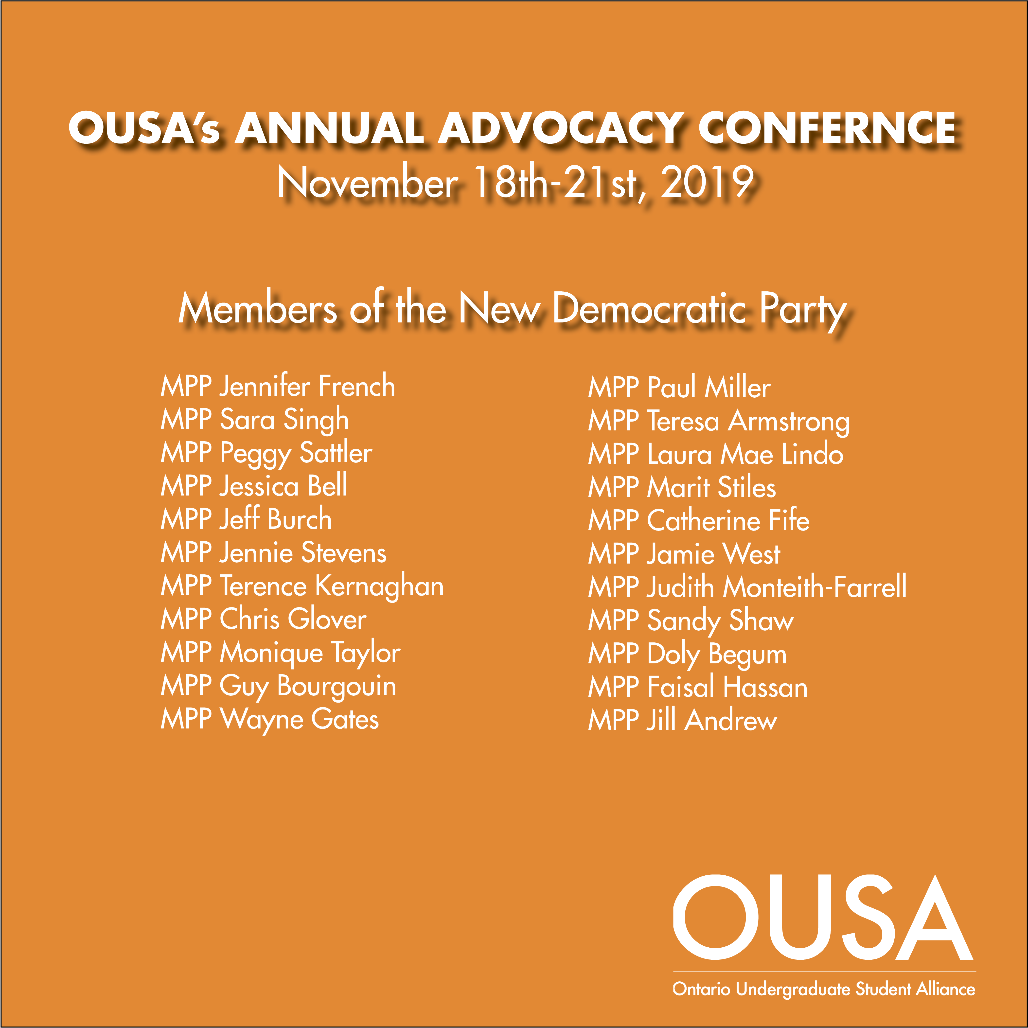 What's New with OUSA?