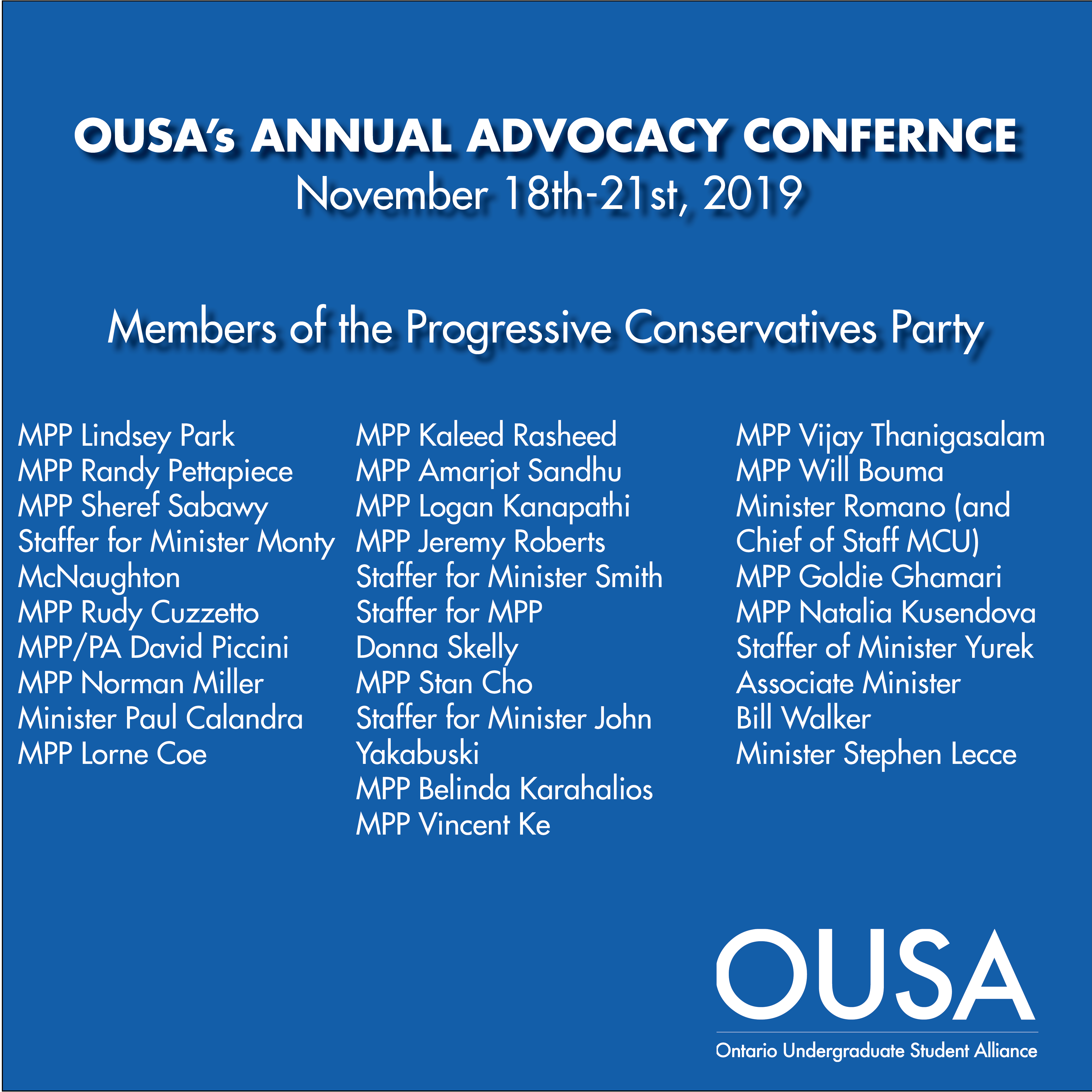 What's New with OUSA?