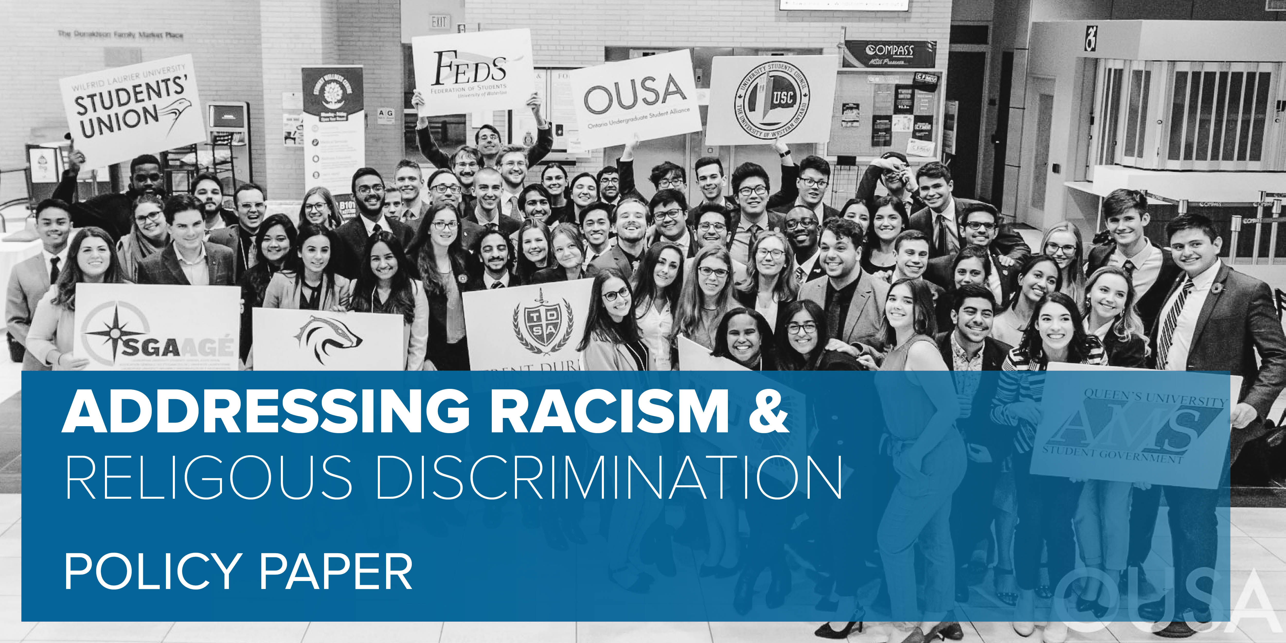 OUSA releases policy paper titled “Addressing Racism & Religious ...